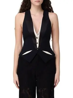 Elisabetta Franchi Waistcoat - Black