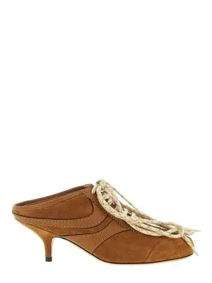 Dries Van Noten Dries Van Noten Suede Mules Brown