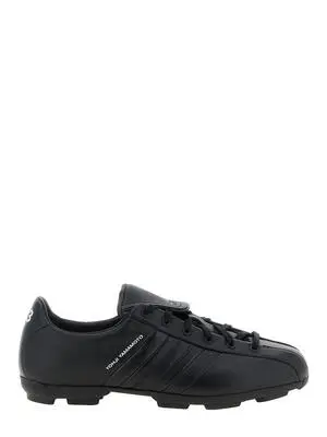Y3 Field Leather Sneakers - Black