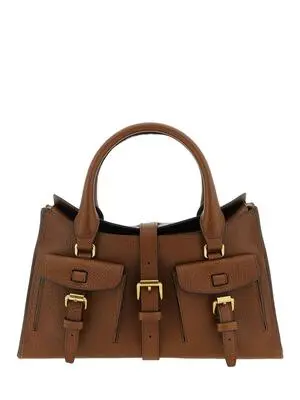 Mulberry Roxanne Small Hammered Leather Bag - Brown