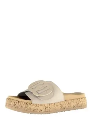 Gabor Platform Slide Sandal - Oak