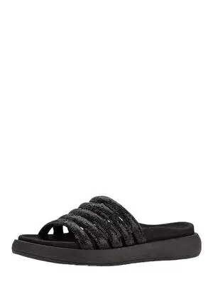 Gabor Strappy Slide Sandal Black