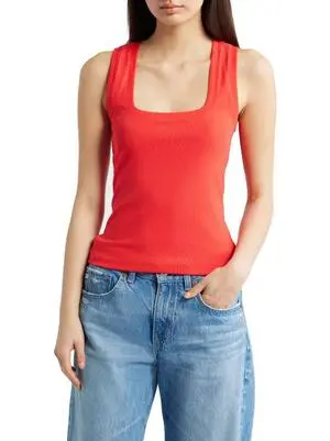 Rails Bobbie Rib Tank - Cherry