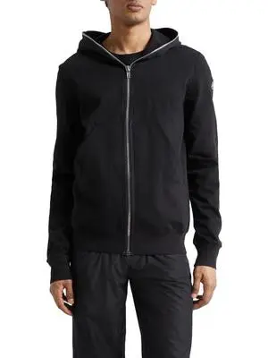 Moncler Cotton Zip Hoodie - Black