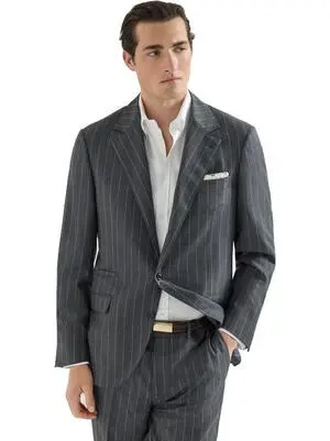 Brunello Cucinelli Virgin Wool Blazer - Grey