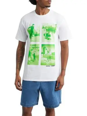 Obey Skateistan Photo Cotton Graphic T-shirt - White