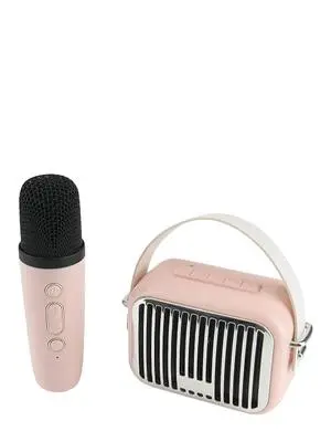 TREND TECH Pocket Karaoke Microphone And Speaker Combo - Pink