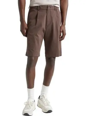 Herno Seersucker Bermuda Shorts - 8800 Chocolate
