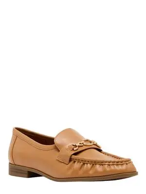 Anne Klein Loafer With Bit Hardware Camel