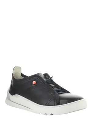 Fly London Leather Slip-on Sneaker - Black