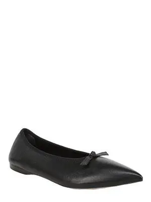 FAVORITE DAUGHTER Leah Pointed Toe Flat - Black