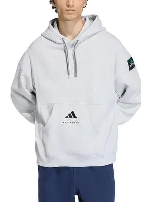 Adidas Eqt Relaxed Hoodie - Light Grey Heather