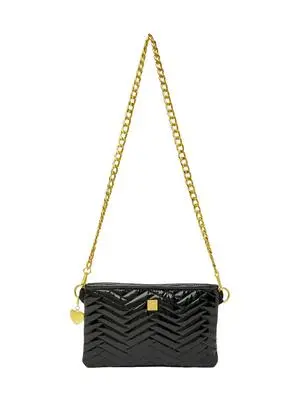 THINK ROYLN Quilted Crossbody Bag With Removable Straps