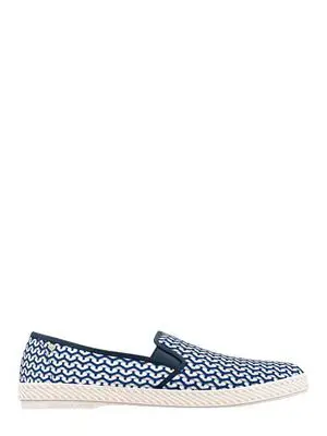 Rivieras Classic Woven Slip-on Loafer - Navy And White