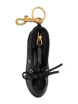 Bally Plume Loafer Key Holder - Black