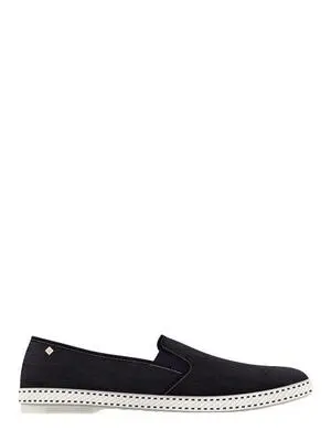 Rivieras Denim Canvas Slip-on Loafer - Dark Denim