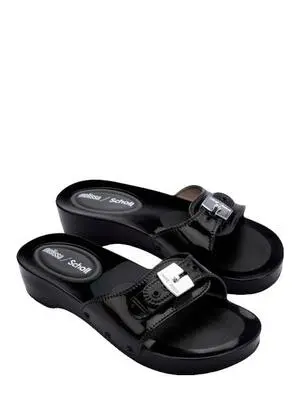 Melissa X Scholl Pescura Platform Slides - Clear Black