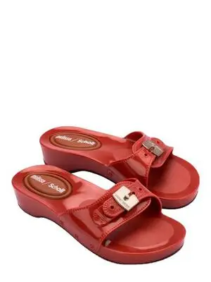 Melissa X Scholl Pescura Platform Slides - Red