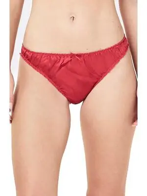 PAPINELLE Silk Knickers - Amour Rose