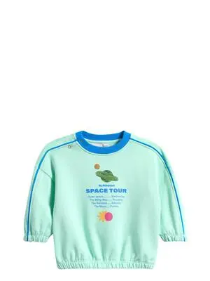 MINI RODINI Space Tour Sweatshirt - Blue