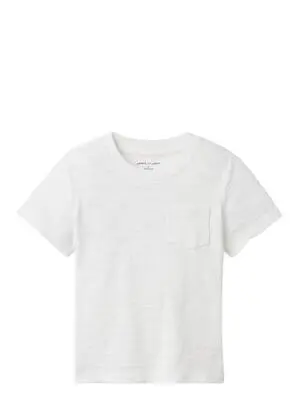 Janie And Jack The Slub Tee - White