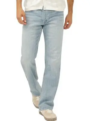 SILVER JEANS CO. Zac Relaxed Fit Straight Leg Jeans - Laguna