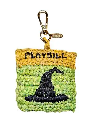 LIKHA Nyc Wicked Raffia Bag Charm - Green