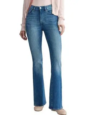 DL1961 Bridget Instasculpt™ High-rise Bootcut Jeans - Opal Harbor