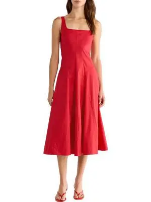 STAUD Willow A-Line Dress