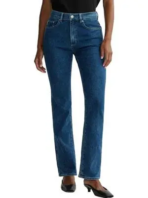 DL1961 Patti High-waist Straight Leg Jeans - North Beach