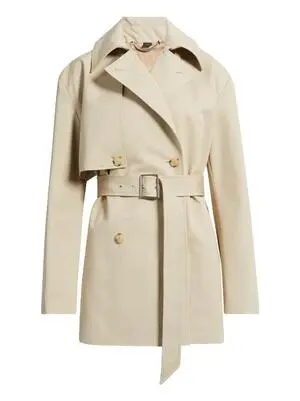 BOSS Cromas Belted Double-breasted Jacket - Pumice
