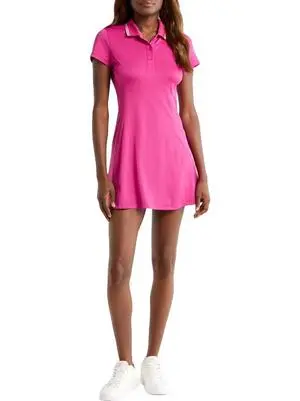 SWANNIES Fit & Flare Dress - Raspberry
