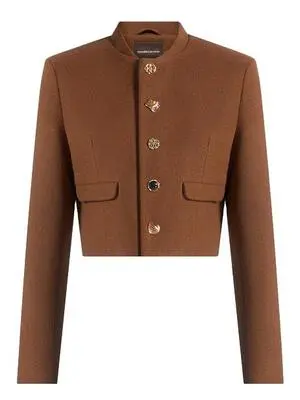 Manière De Voir Evana Structured Wool Jacket - Rust