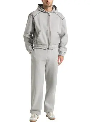 Manière De Voir Marcel Whipstitch Regular Jogger - Light Grey