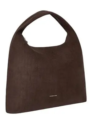 Manière De Voir Aubin Braided Suede Hobo Bag - Brown