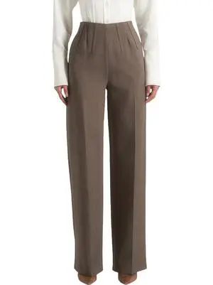 Manière De Voir Tailored Corset Waist Trousers - Beige