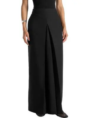Manière De Voir A-line Maxi Skirt - Black