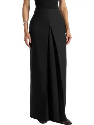 Manière De Voir A-line Maxi Skirt - Black