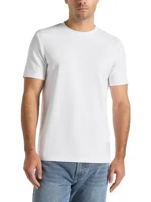 Manière De Voir Regular Fit Cotton T-shirt - White