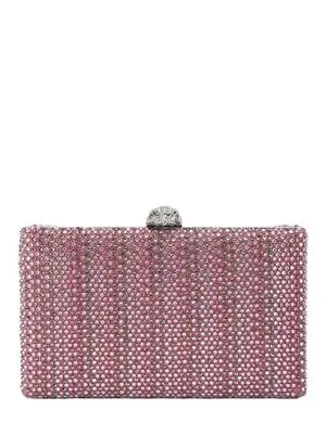 Kurt Geiger Kensington Crystal Frame Clutch - Open Pink