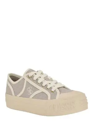 Guess Issah Platform Sneakers - Medium Natural
