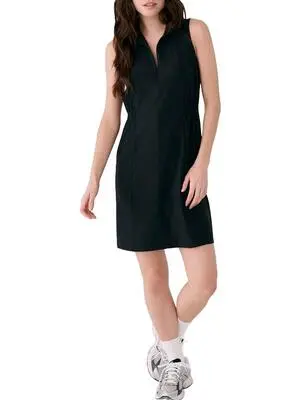 LOLE Sleeveless Shirt Dress - Black