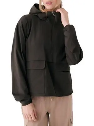 LOLE Sofia Water Repellent Pullover Jacket - Olive