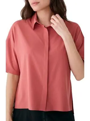 LOLE Olivie Boxy Shirt Terra Rosa