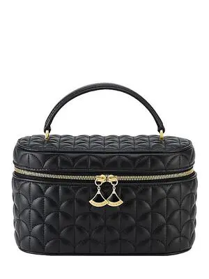 BVLGARI Divas' Dream Leather Vanity Case - Black