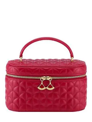 BVLGARI Divas' Dream Leather Vanity Case - Red