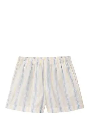 THE WHITE COMPANY Striped Cotton Pyjama Shorts - Bluestripe