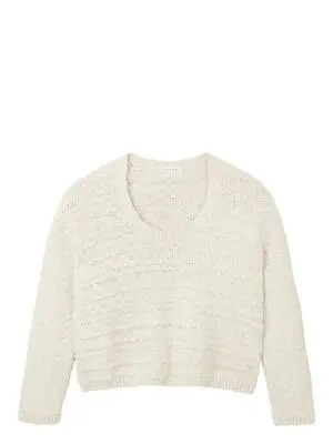THE WHITE COMPANY Knitted Cotton Jumper - Scandiwhte