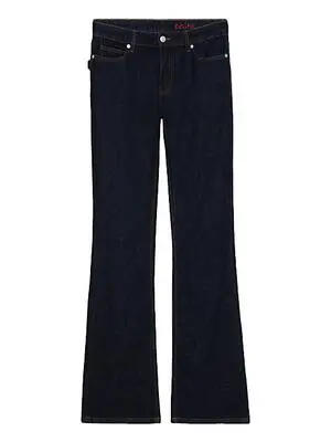 Zadig&Voltaire Eclipse Flared Mid-rise Denim Jeans - Brut