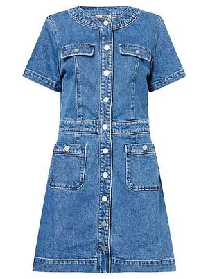 Paige Kiya Denim Mini Dress - Adventure
